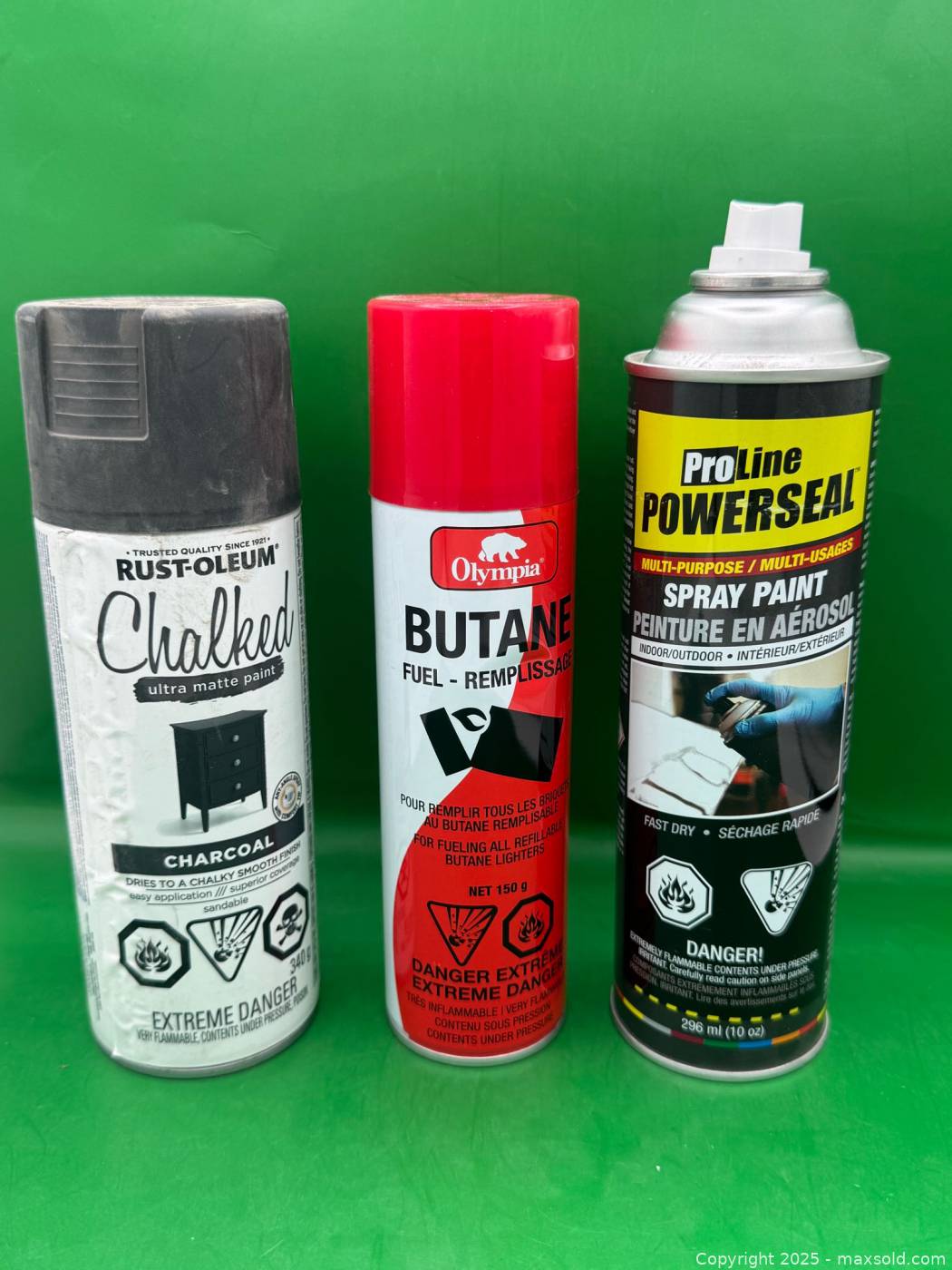 Rust-Oleum Chalked charcoal paint, Olympia butane fuel 150 g, ProLine ...