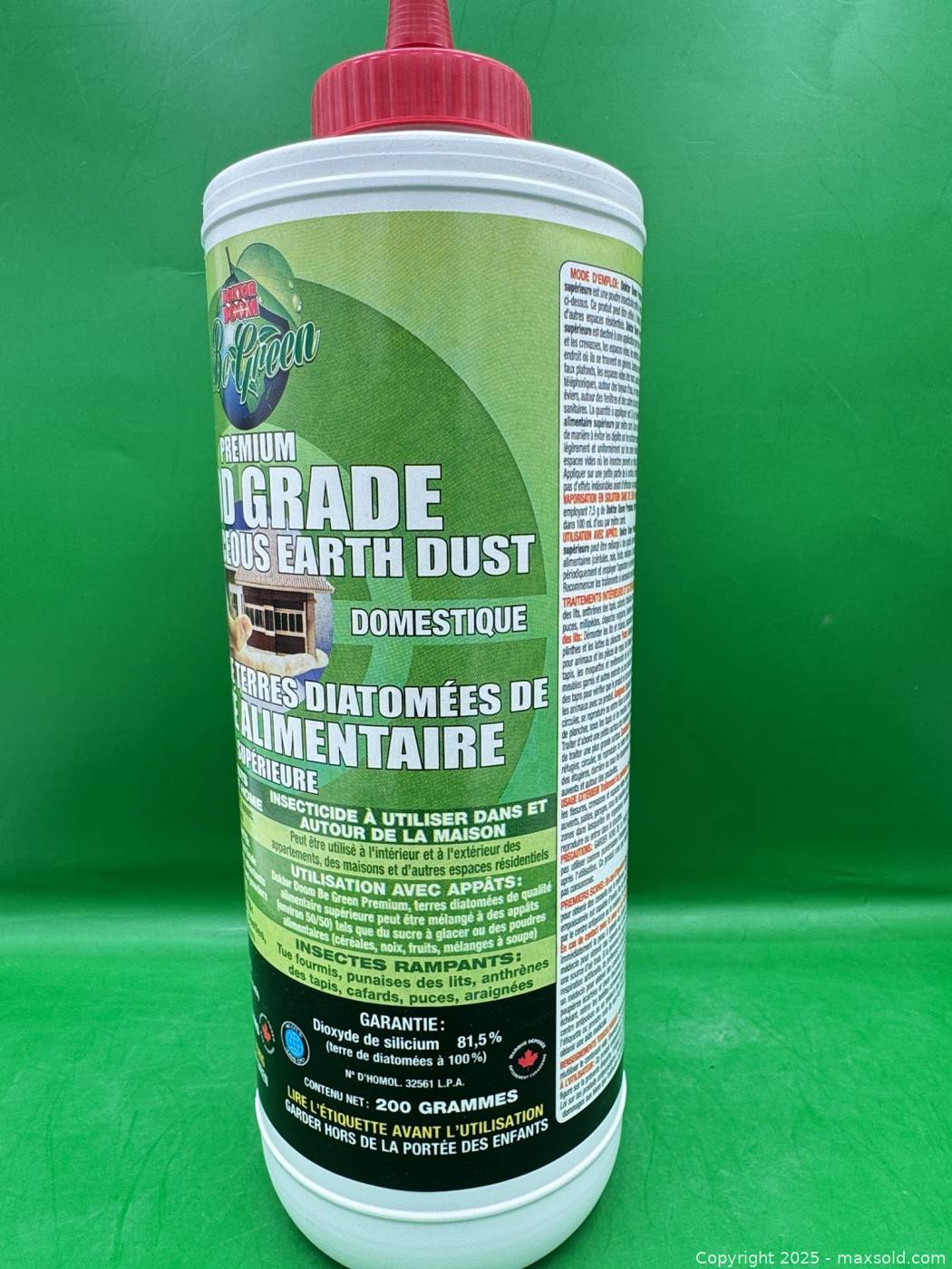 Doktor Doom Be Green Diatomaceous Earth Dust | Maxsold