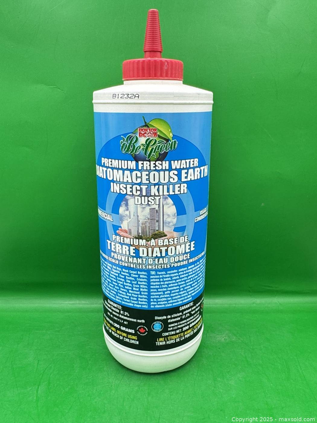 Doktor Doom diatomaceous earth insect killer dust 200g | Maxsold