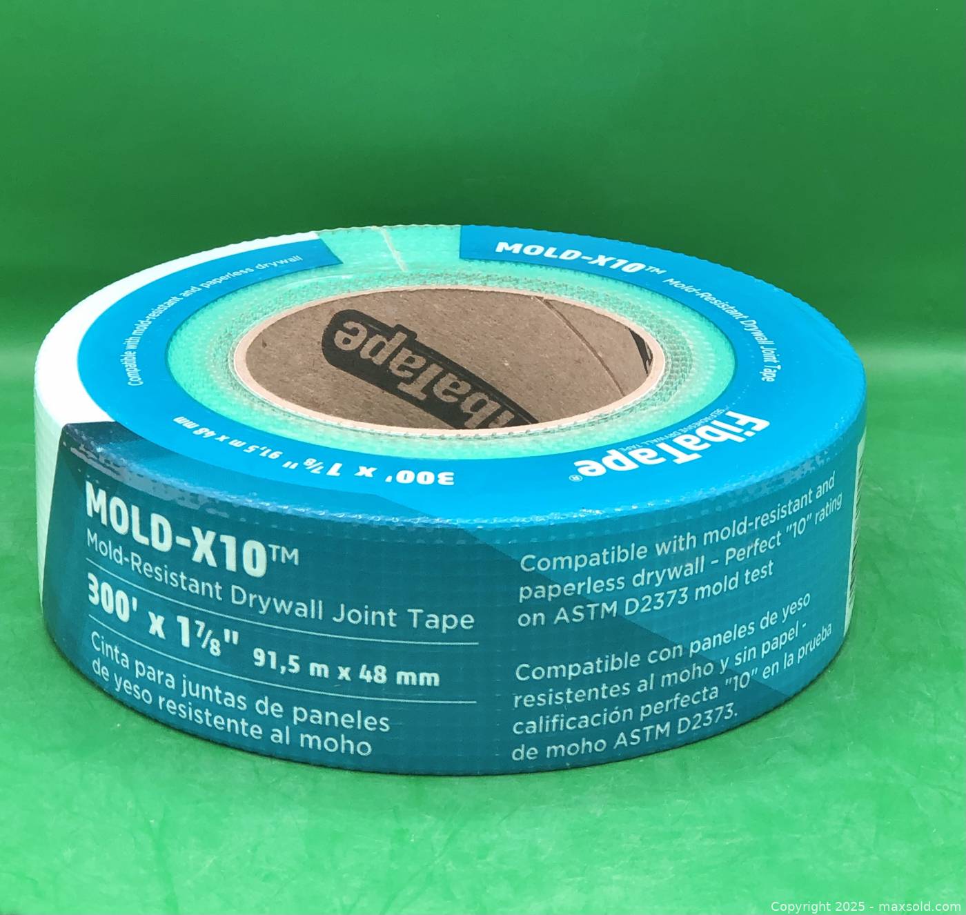FibaTape Mold-X10 Self-Adhesive Drywall Tape 300 ft | Maxsold