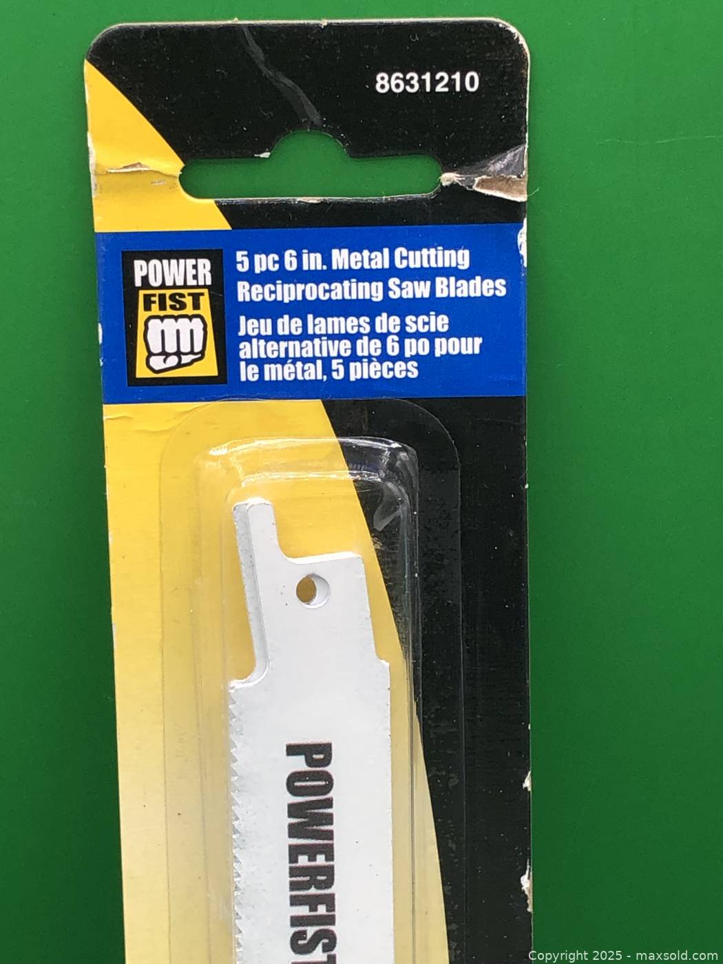 Pack of 5 Power Fist 6" x 14 TPI Metal Cutting Reciprocating Saw Blades ...