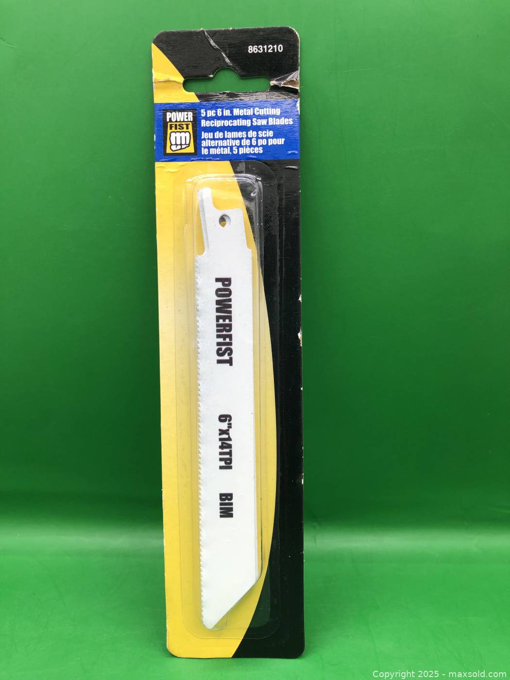 Power Fist 6" 14 TPI Reciprocating Saw Blades, 5-Pack | Maxsold