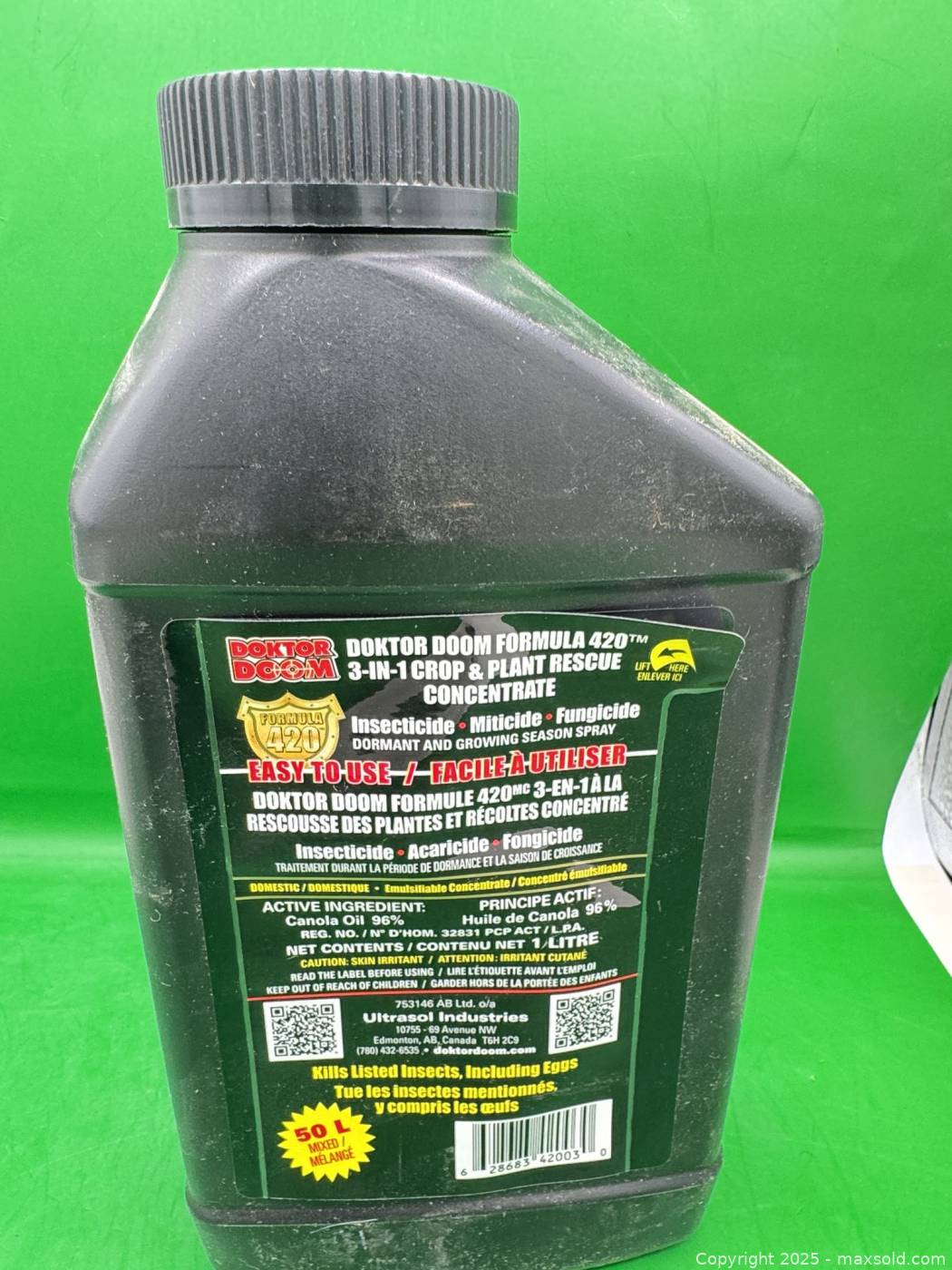 Doktor Doom Formula 420 3-in-1 Crop & Plant Rescue Concentrate 1 L ...