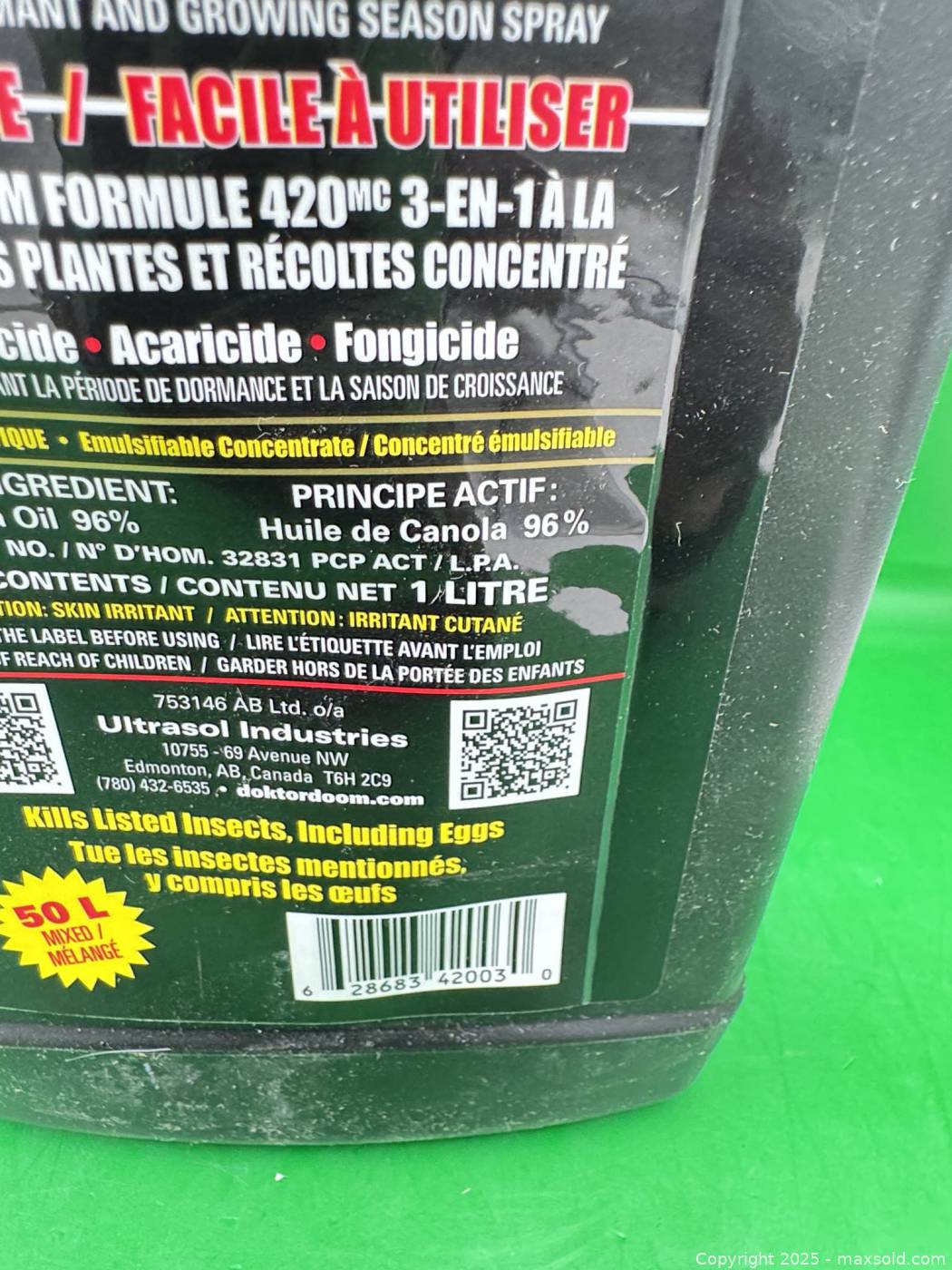 Doktor Doom Formula 420 3-in-1 Crop & Plant Rescue Concentrate 1 L ...