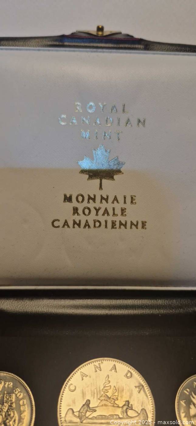 1972 Royal Canadian Mint coin set in case | Maxsold