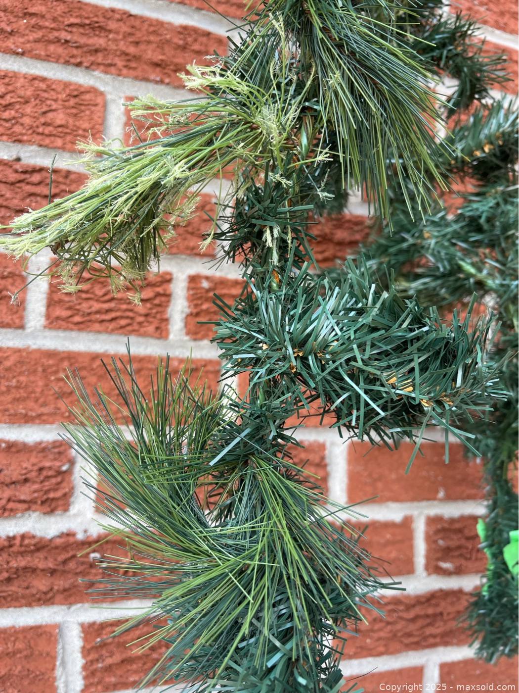6 ft artificial pine holiday garland | Maxsold