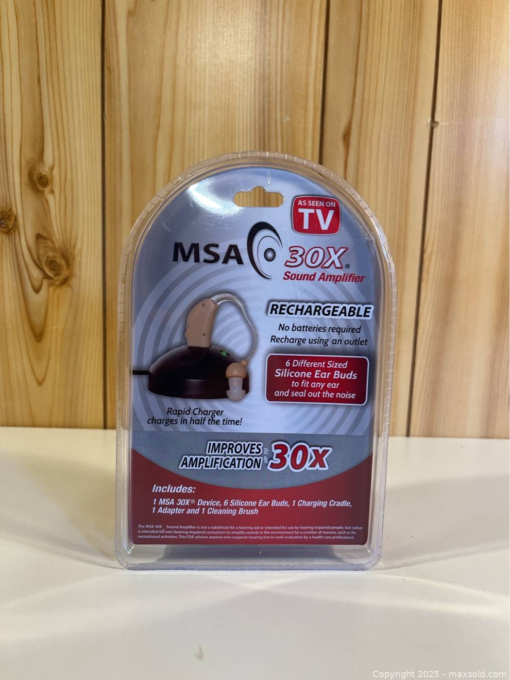 MSA 30X Rechargeable Sound Amplifier | Maxsold