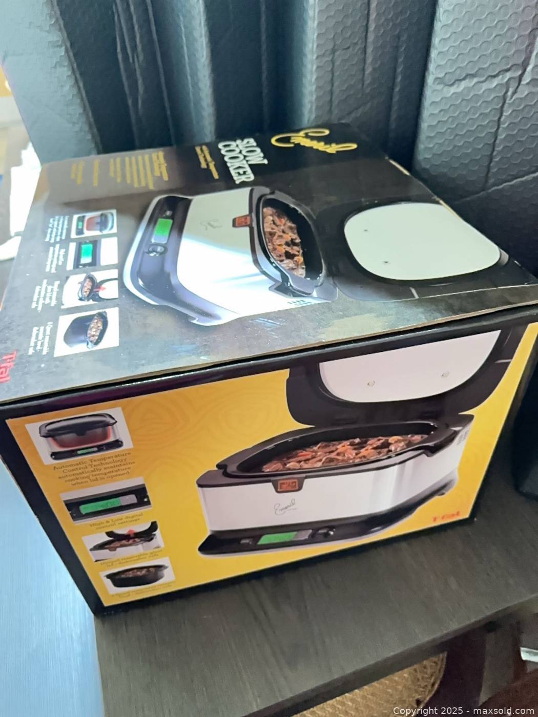 T-fal Emeril 6 Qt Digital Slow Cooker | Maxsold