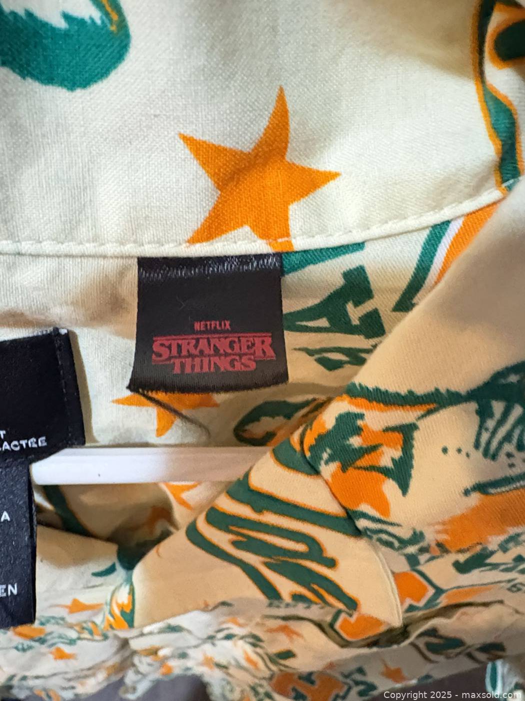 H&M Stranger Things Hawkins High camp shirt S | Maxsold