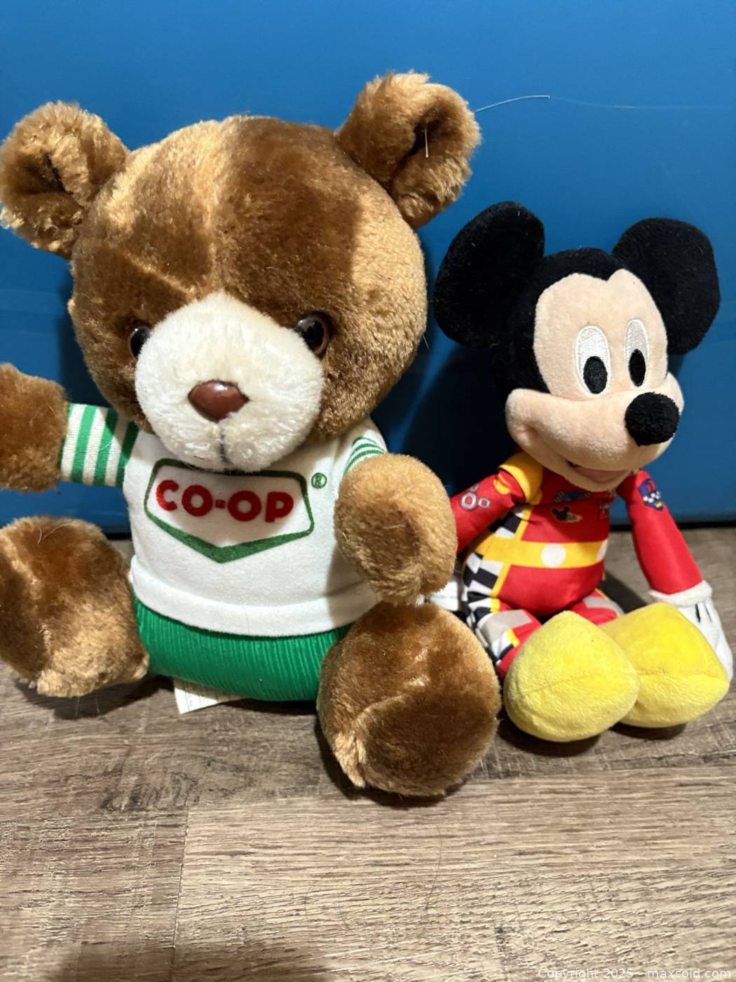 Disney Mickey Mouse plush and CO-OP bear plush | Maxsold