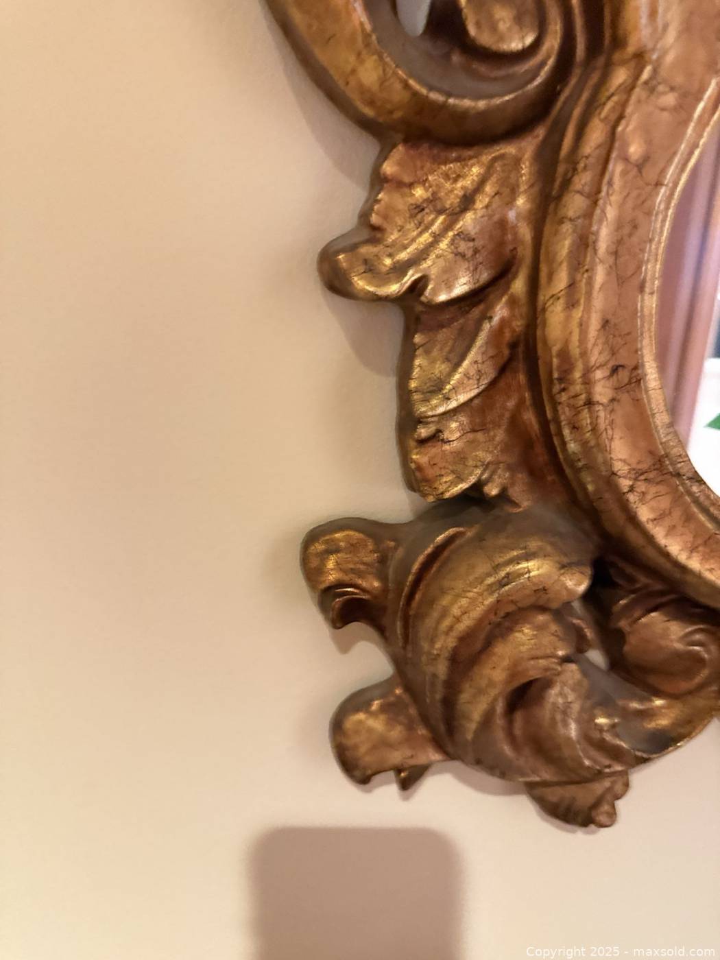Ornate Gold Rococo Wall Mirror | Maxsold