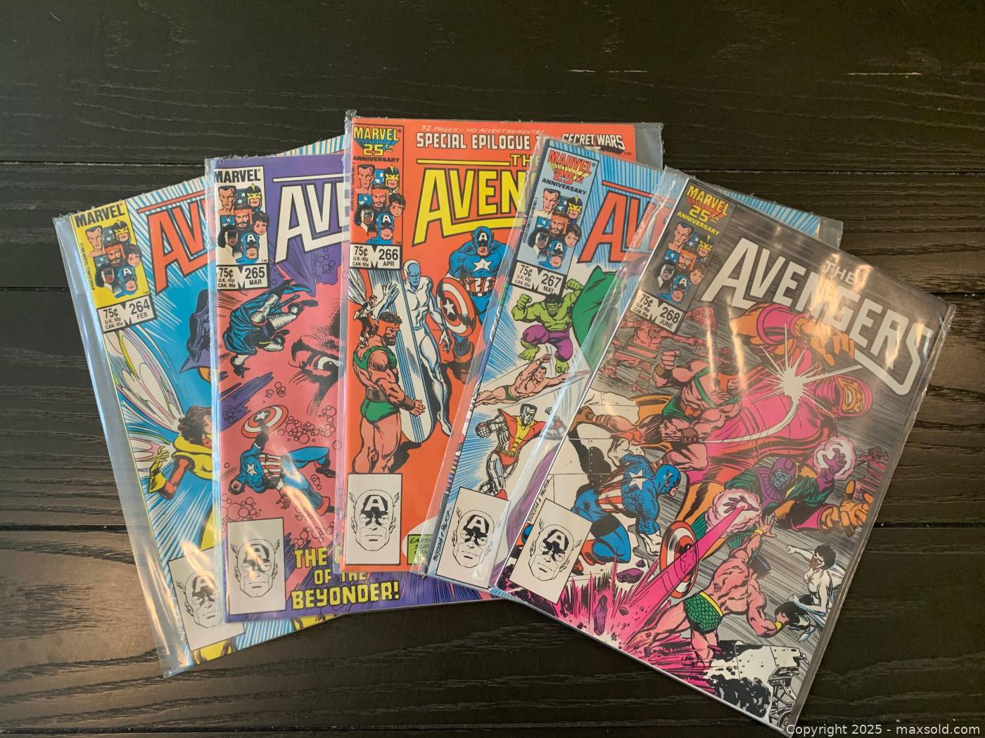 Marvel The Avengers comic issues 264-268 | Maxsold