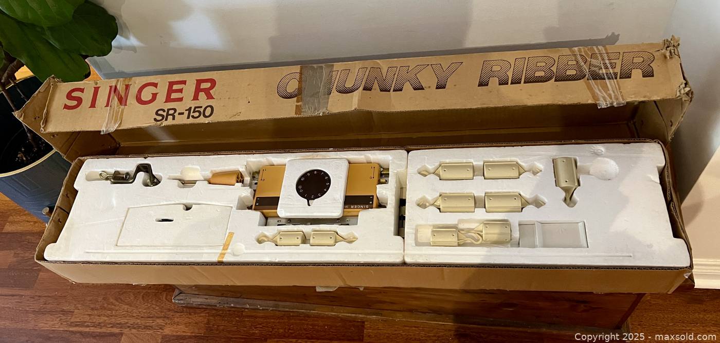 Singer SR150 Chunky Ribber Knitting Machine NOS | Maxsold