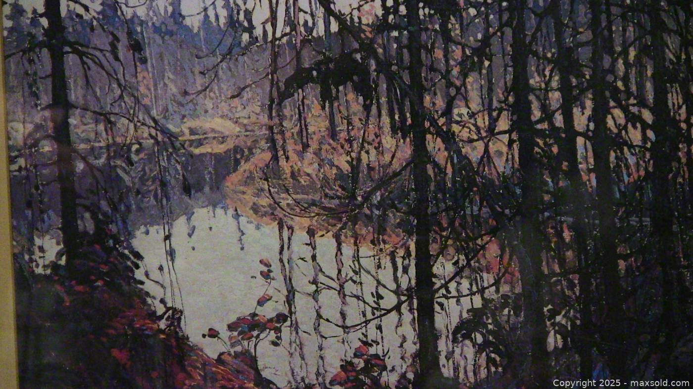 Tom Thompson “Northern River” framed print | Maxsold