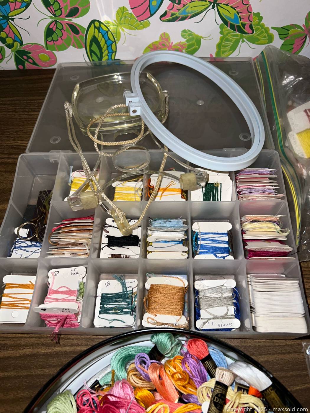 Embroidery floss, hoop, Dimensions cross-stitch kits | Maxsold