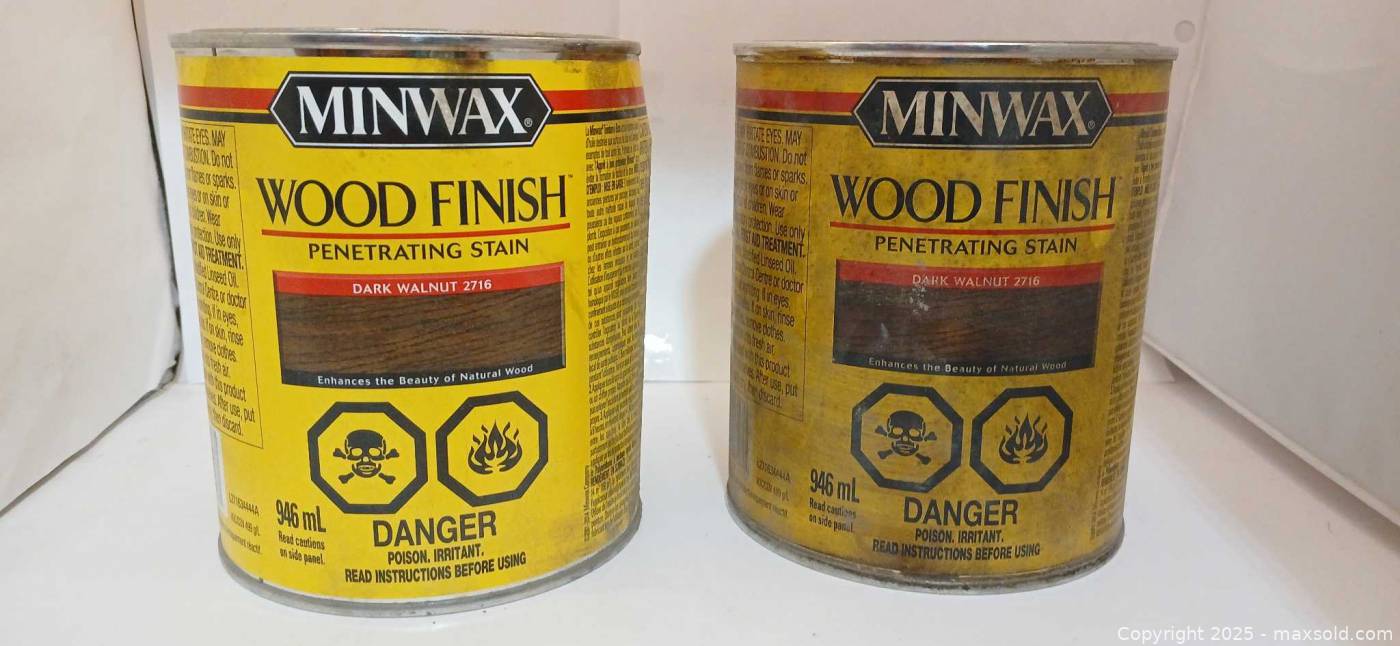 Minwax Wood Finish Dark Walnut Stain, 2×946 ml | Maxsold