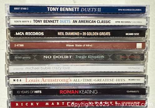 14 Mixed Pop Music CDs | Maxsold