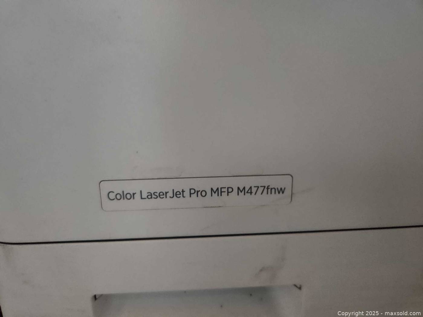 HP Color LaserJet Pro MFP M477fnw printer | Maxsold