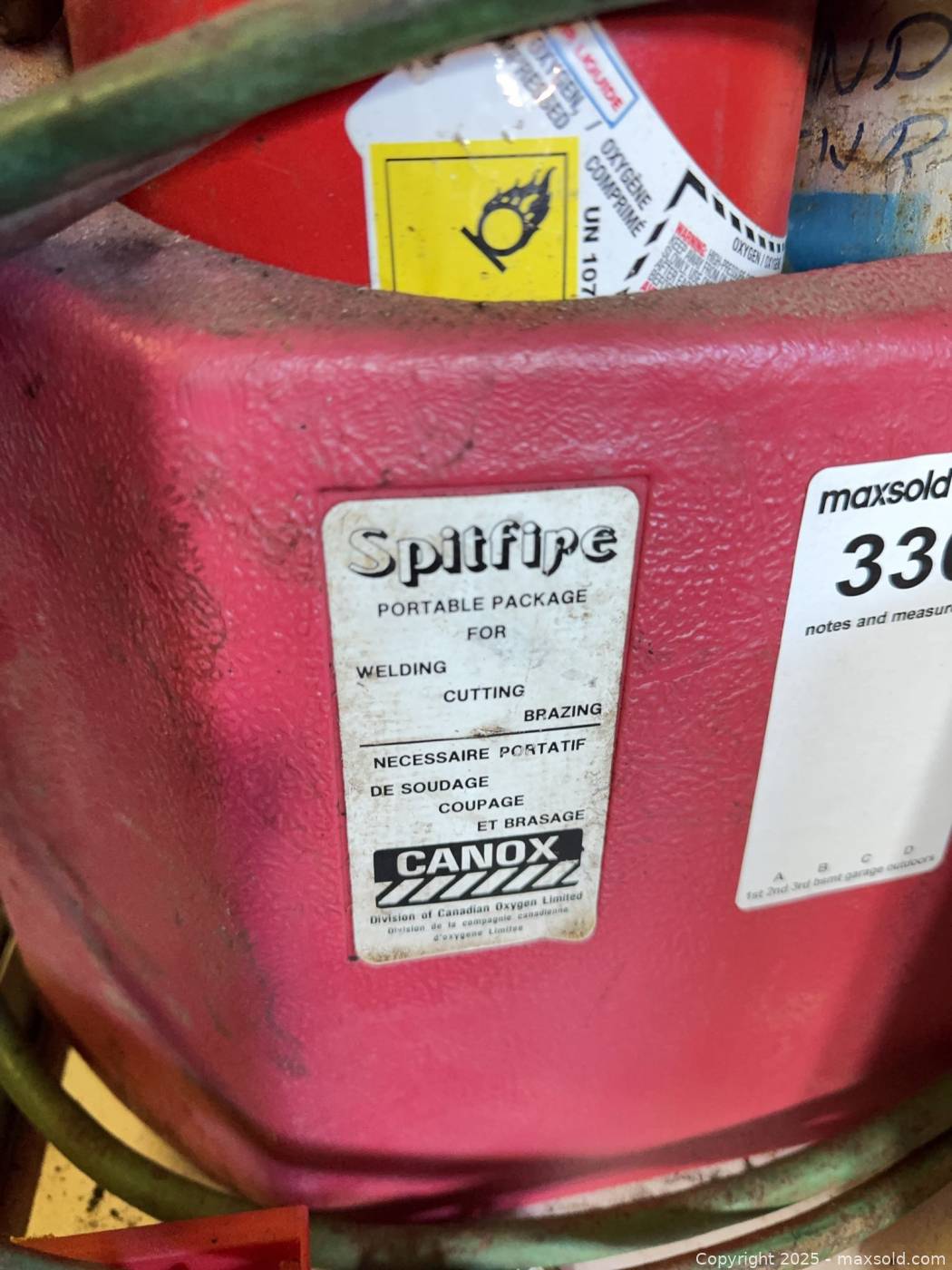 Spitfire portable oxy-fuel welding kit | Maxsold