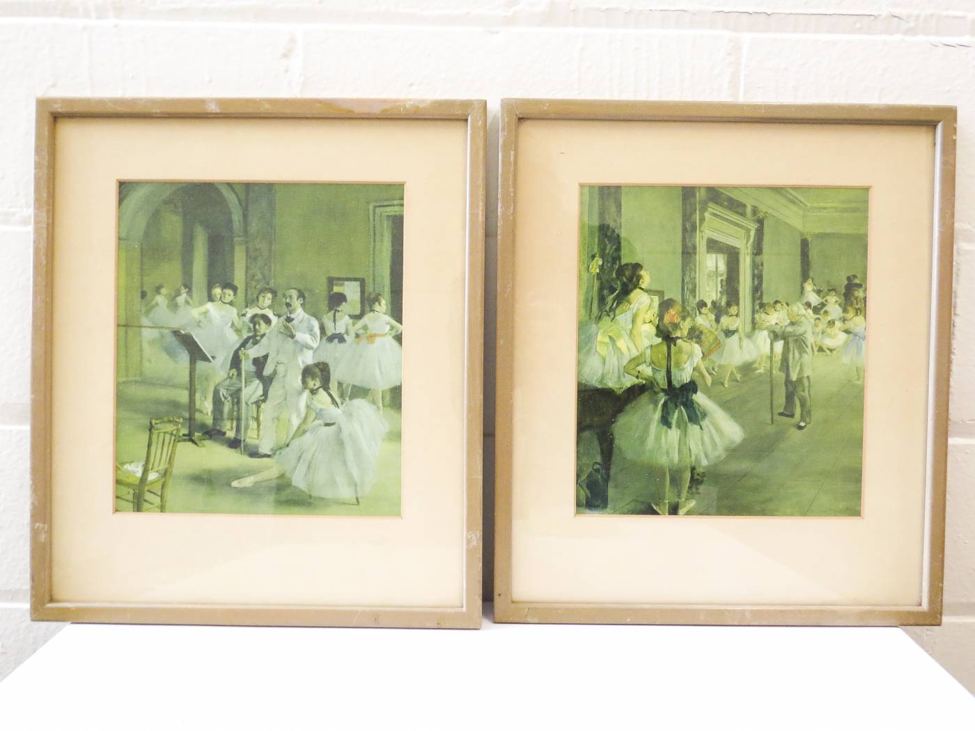 Pair of framed Edgar Degas reproduction prints | Maxsold
