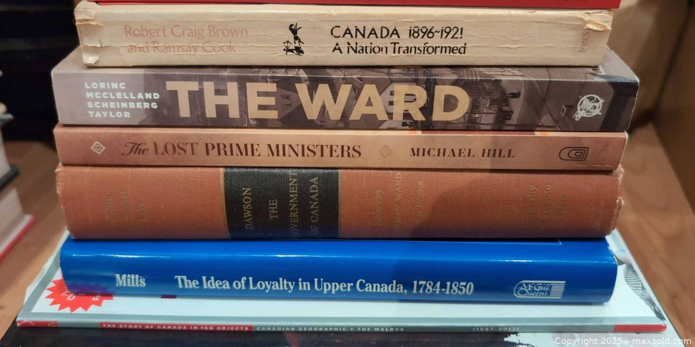 Canadian history book lot | Maxsold