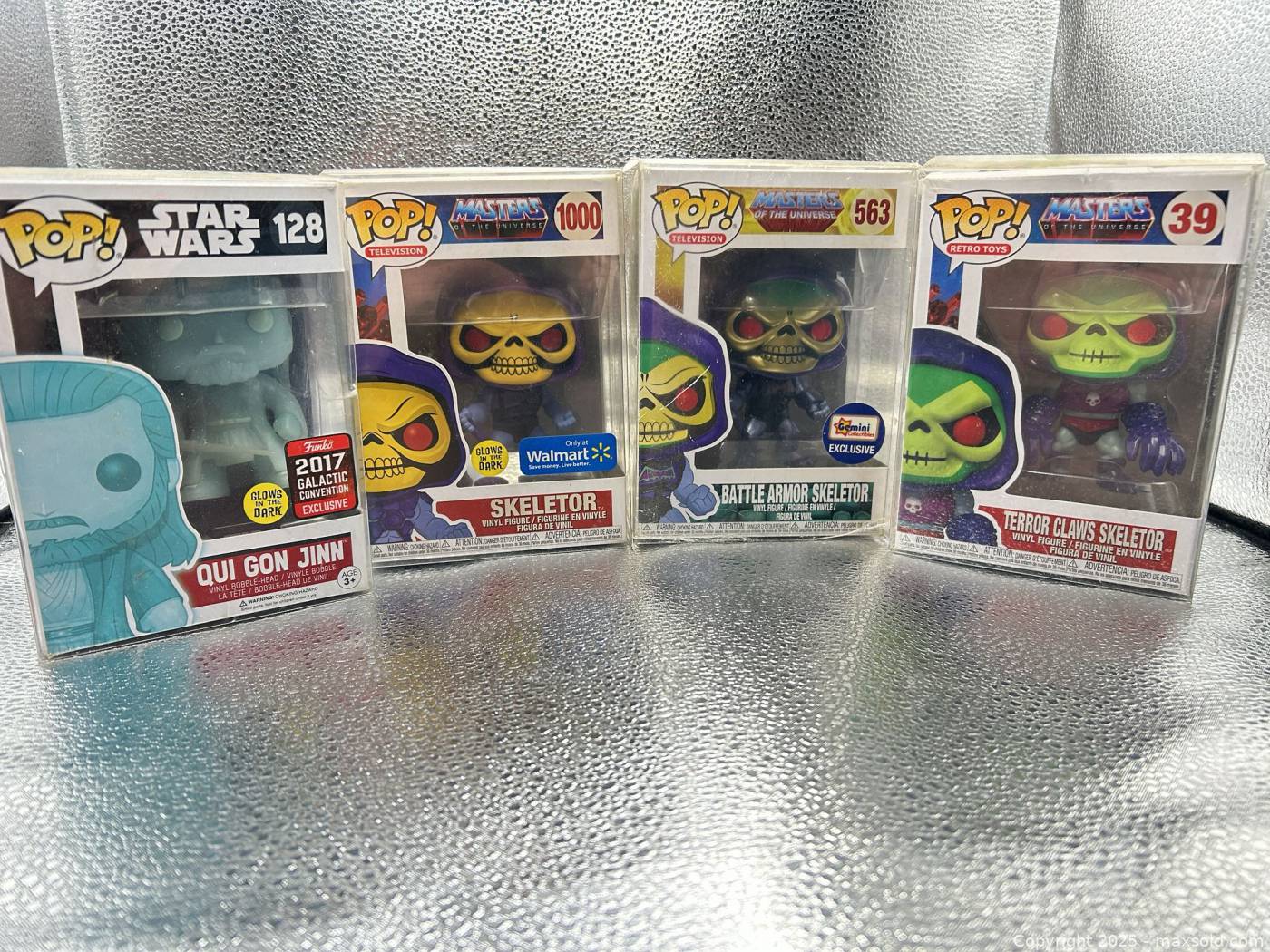 Funko Pop Qui-Gon Jinn & Skeletor Figures NIB (4) | Maxsold