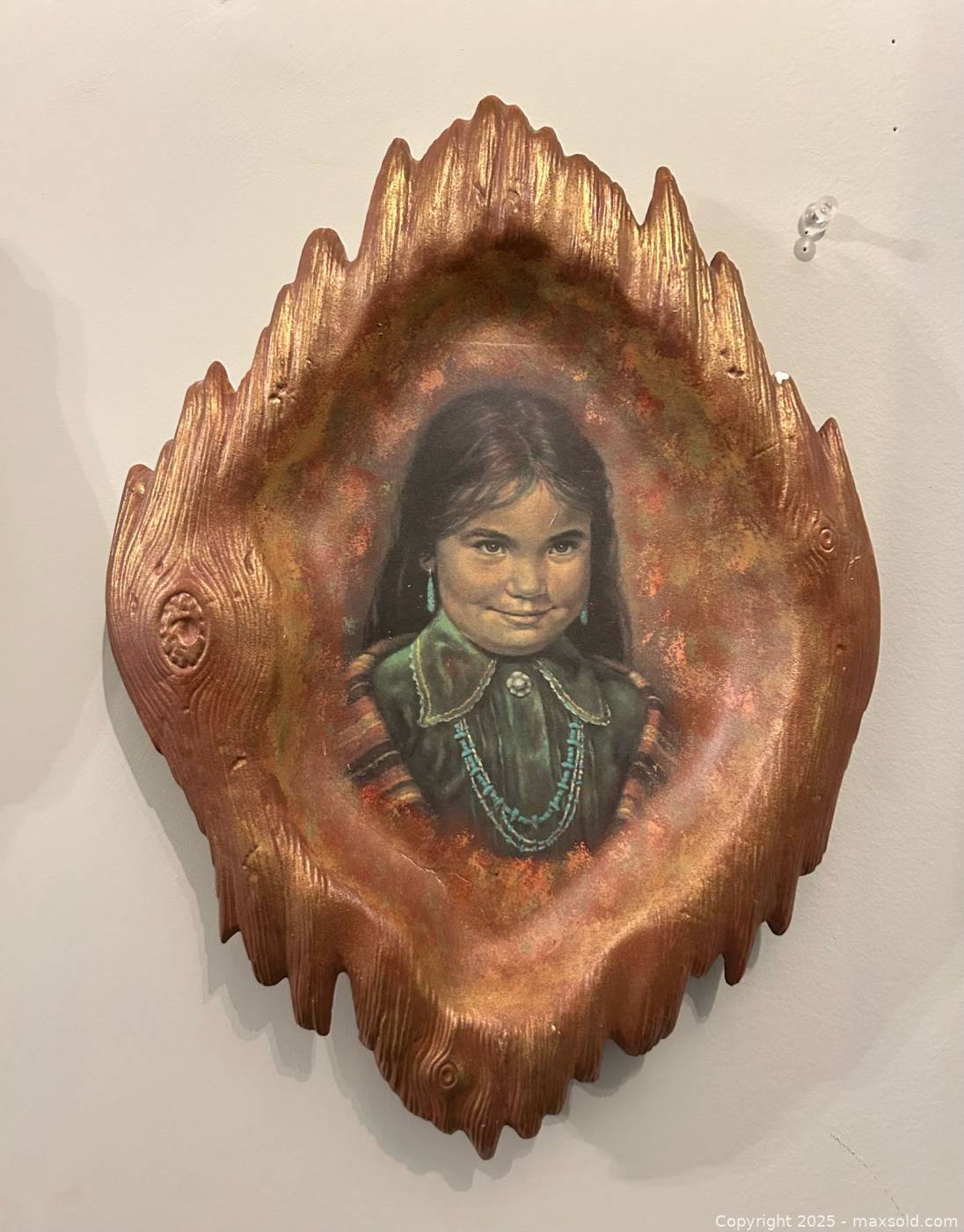 Pair Indigenous Children Wall Plaques | Maxsold