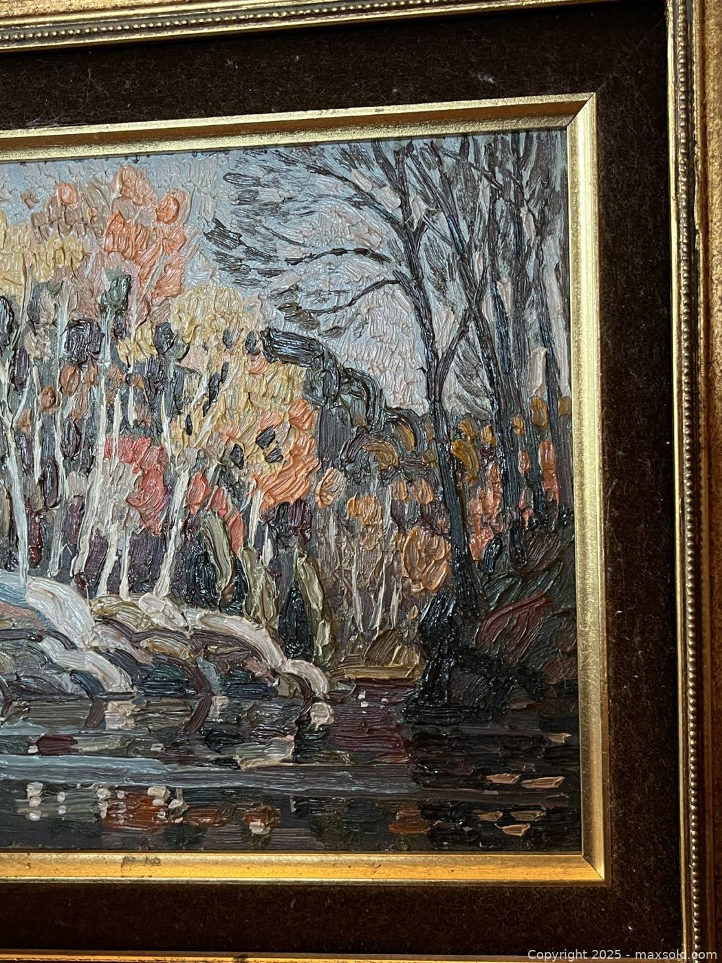 C. Stewart Roy landscape oil on masonite | Maxsold
