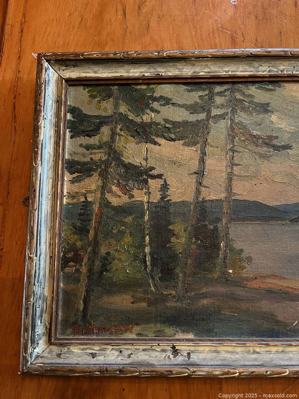 Oil on Masonite Landscape Painting | Maxsold