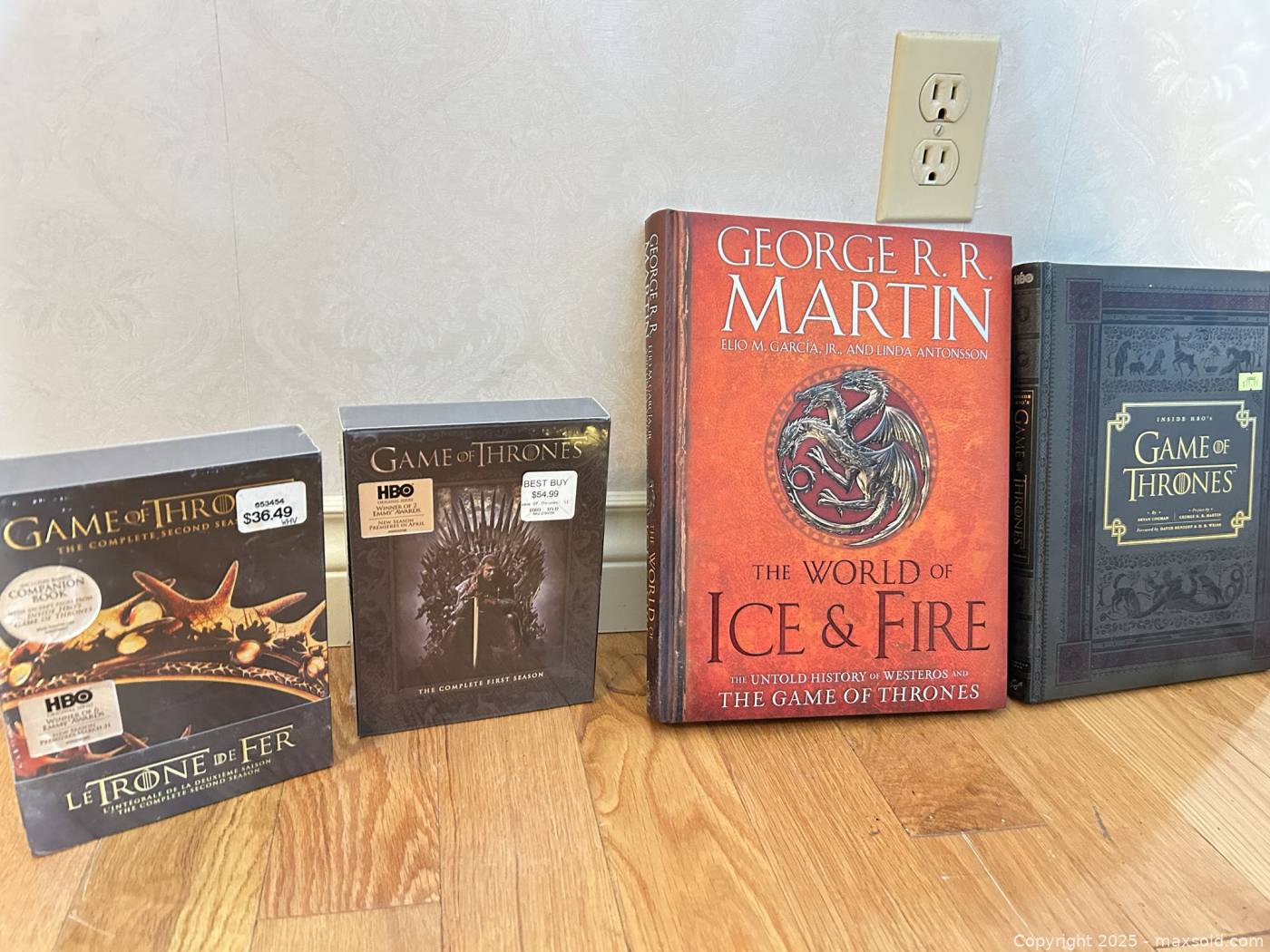 HBO Game of Thrones Seasons 1-2 DVDs and 2 Companion Hardcovers | Maxsold