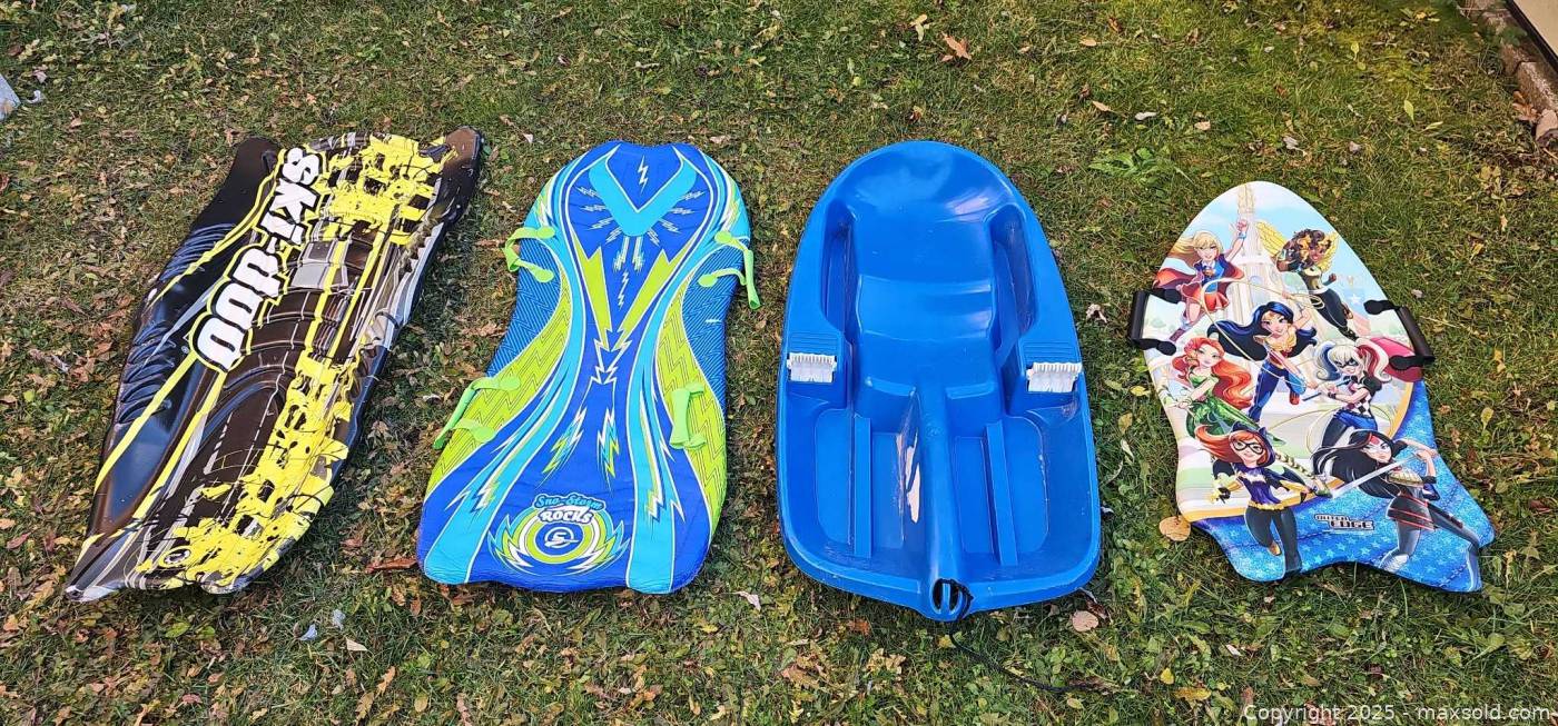Four snow sleds | Maxsold