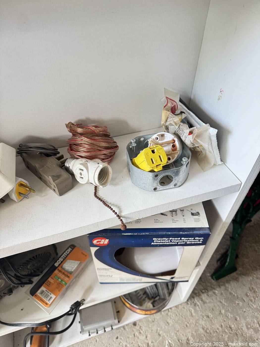 Compact 12V air compressor, drill, inverter, GE iron, electrical ...