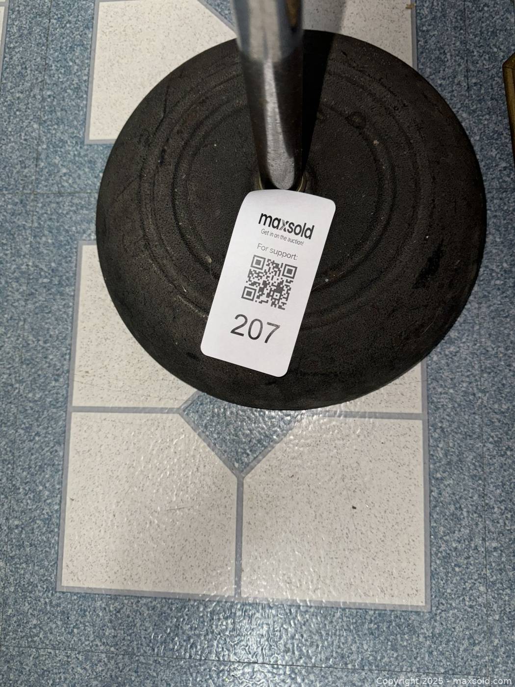 Microphone stand weighted base | Maxsold