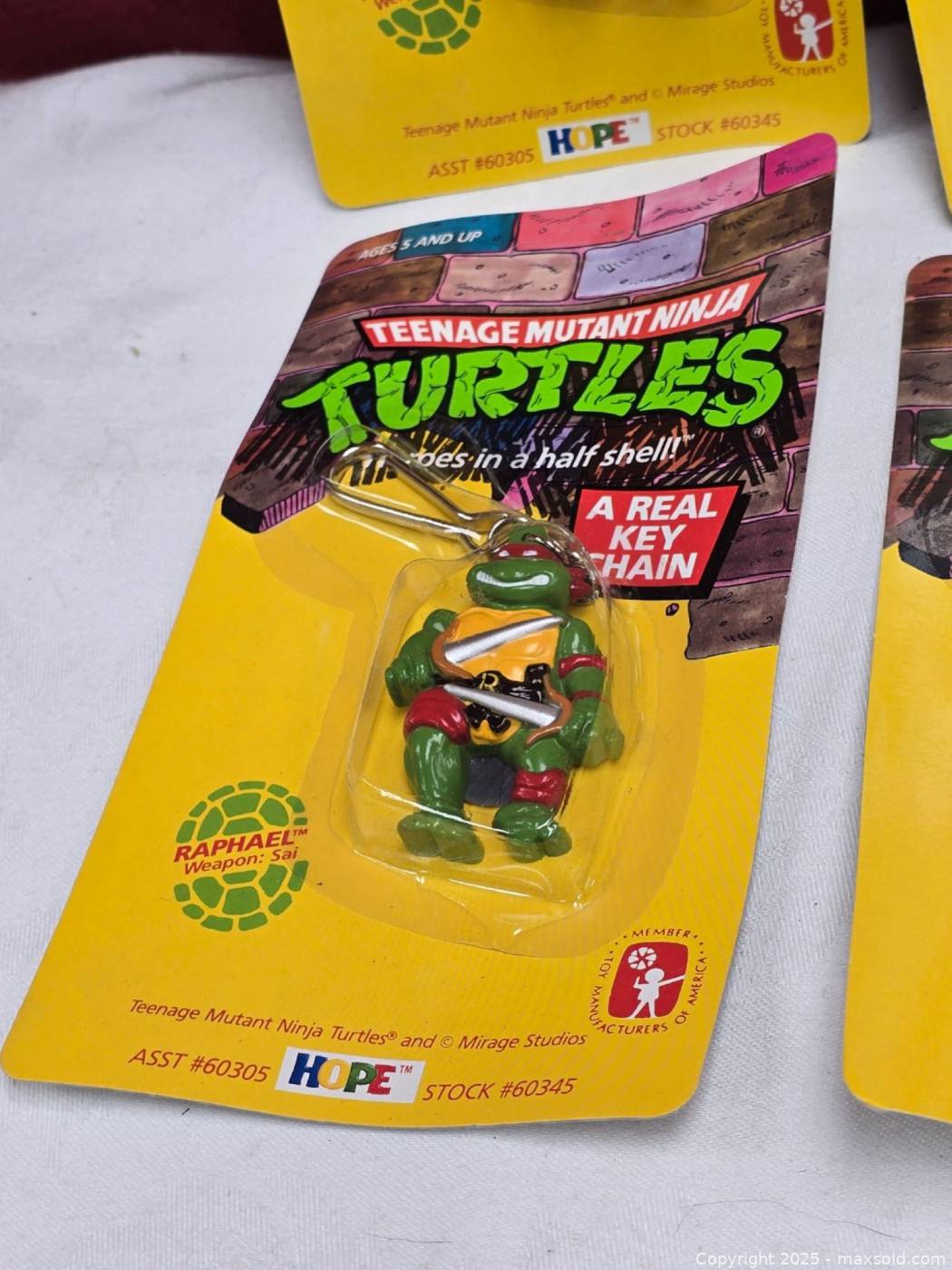 Vintage TMNT Hope Industries keychain figures (6) | Maxsold