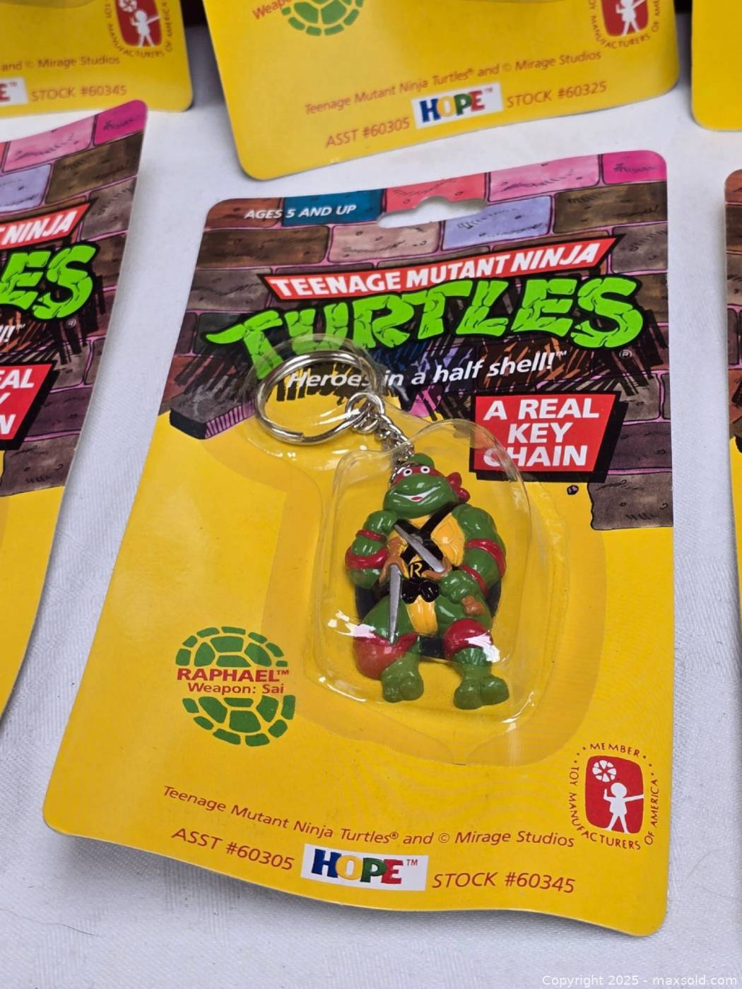 Vintage TMNT Hope Industries keychain figures (6) | Maxsold