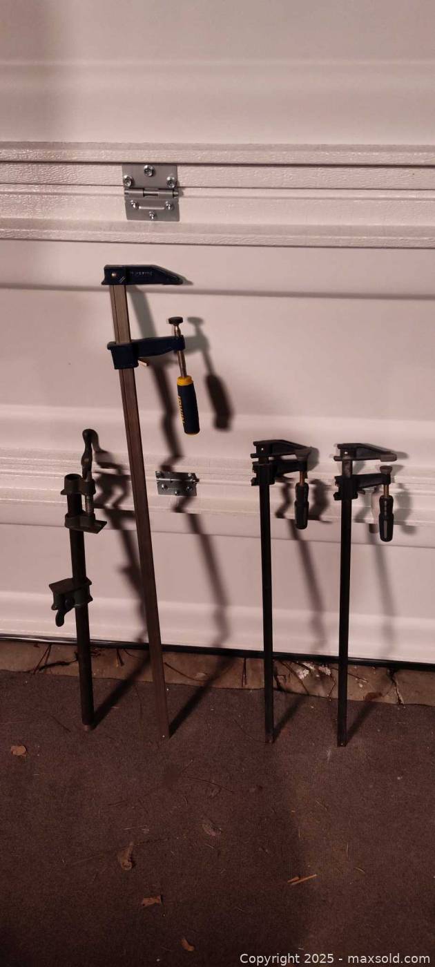 4 tall bar clamps | Maxsold