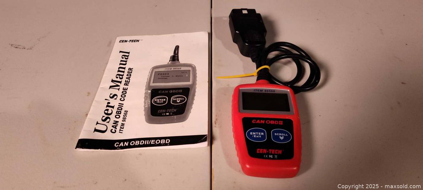 Cen-Tech CAN OBDII Code Reader | Maxsold