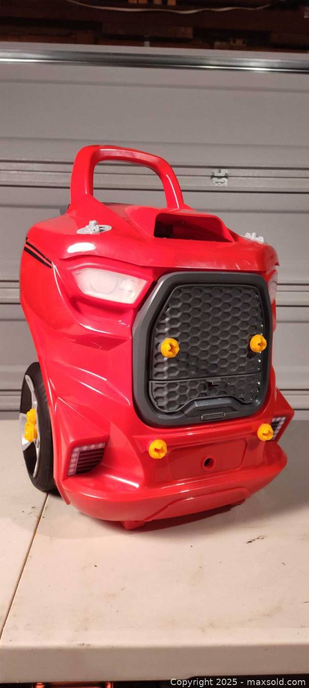 Red kids toy truck cart | Maxsold