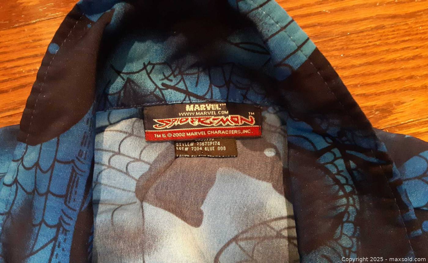 Spiderman Button Up Shirt