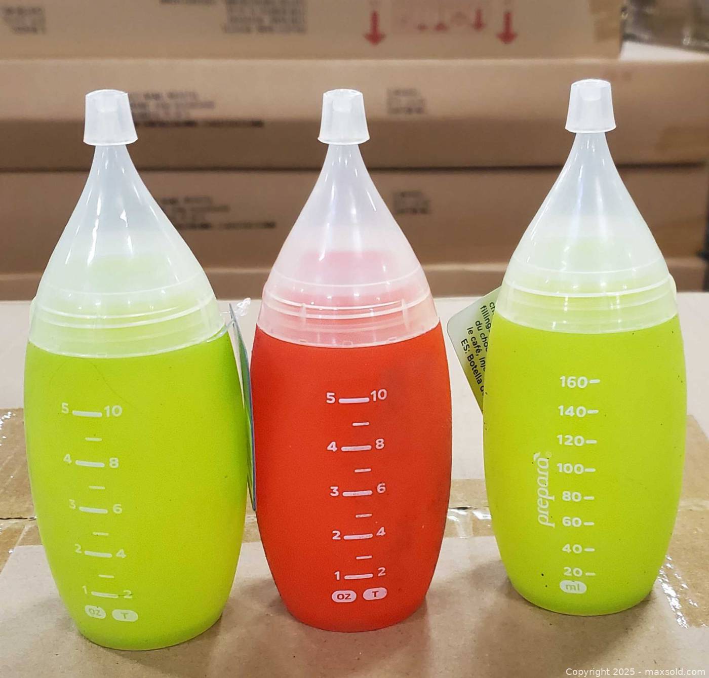 Prepara Prep & Deco silicone squeeze bottles set | Maxsold