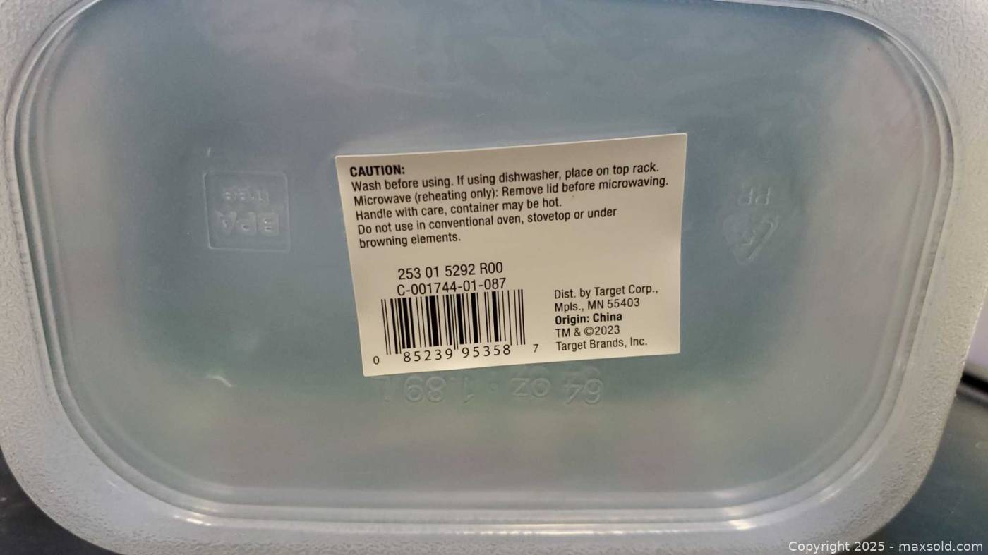 Up & up BPA-free plastic food storage containers, 2 unopened 3-packs, 6 ...
