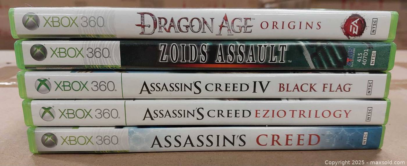 Xbox 360 Games, 5 Cases & Discs | Maxsold