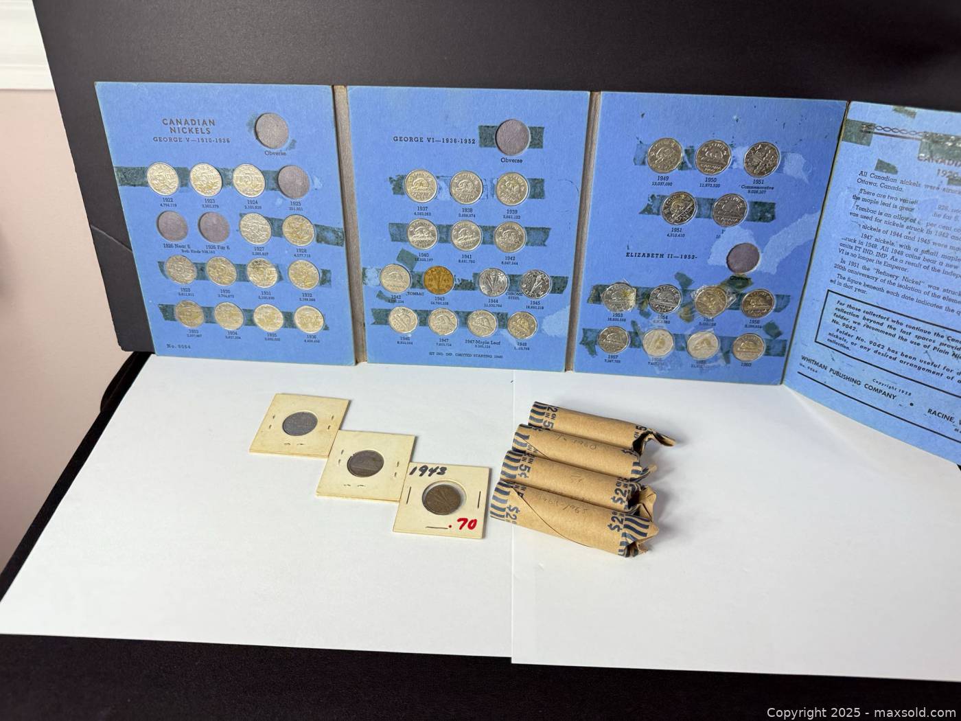 Canadian Nickel Collection 1922-Date | Maxsold