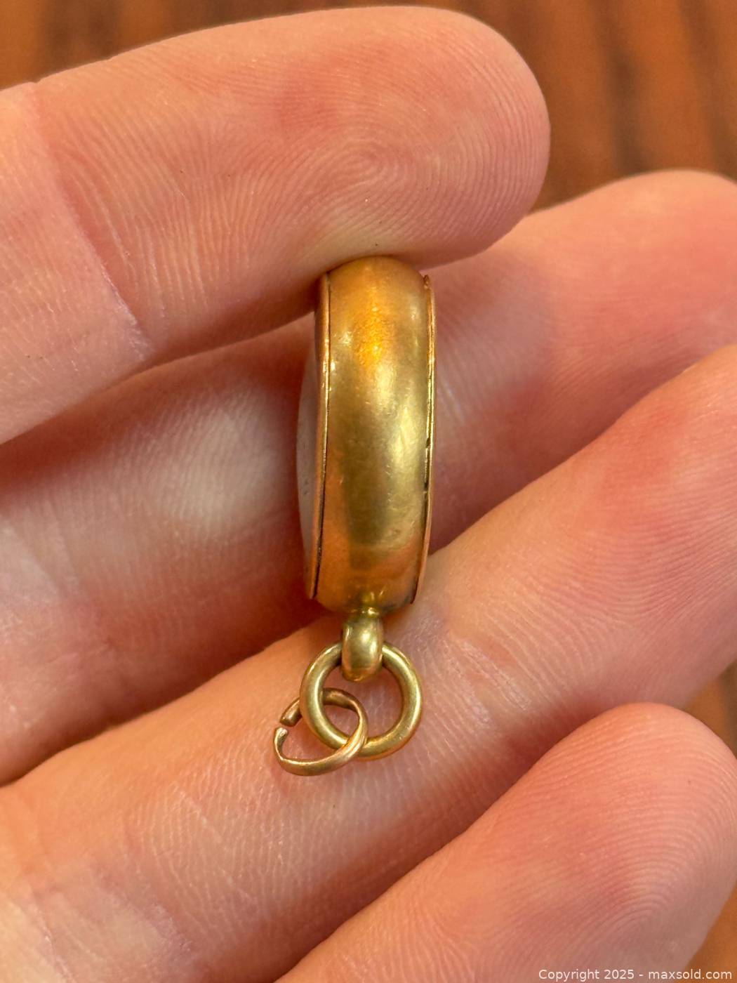 Antique 18K Gold Compass Pendant Watch Fob | Maxsold