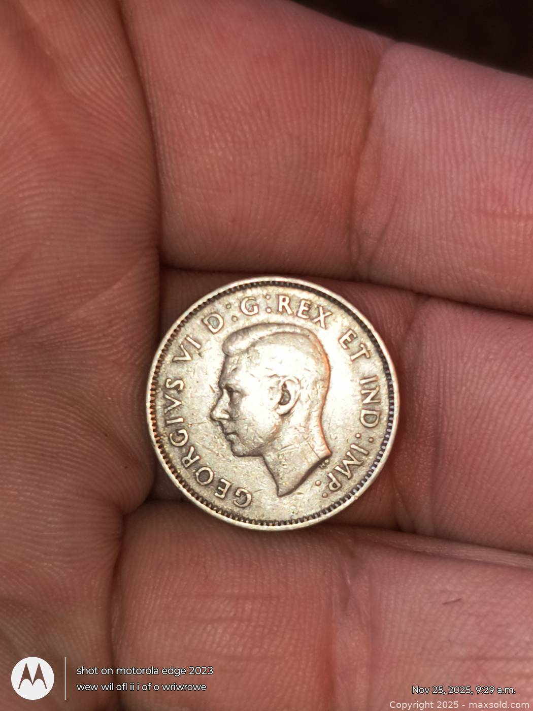 1937 Canada 5 Cents Nickel Coin | Maxsold