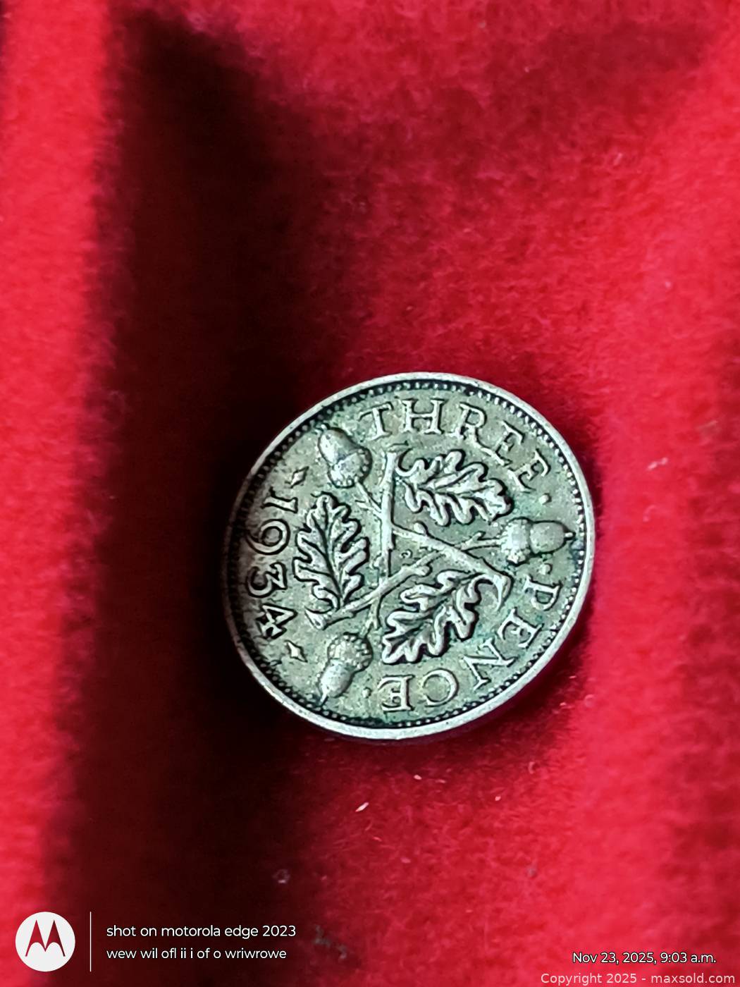 King George V Silver Threepence Coin | Maxsold