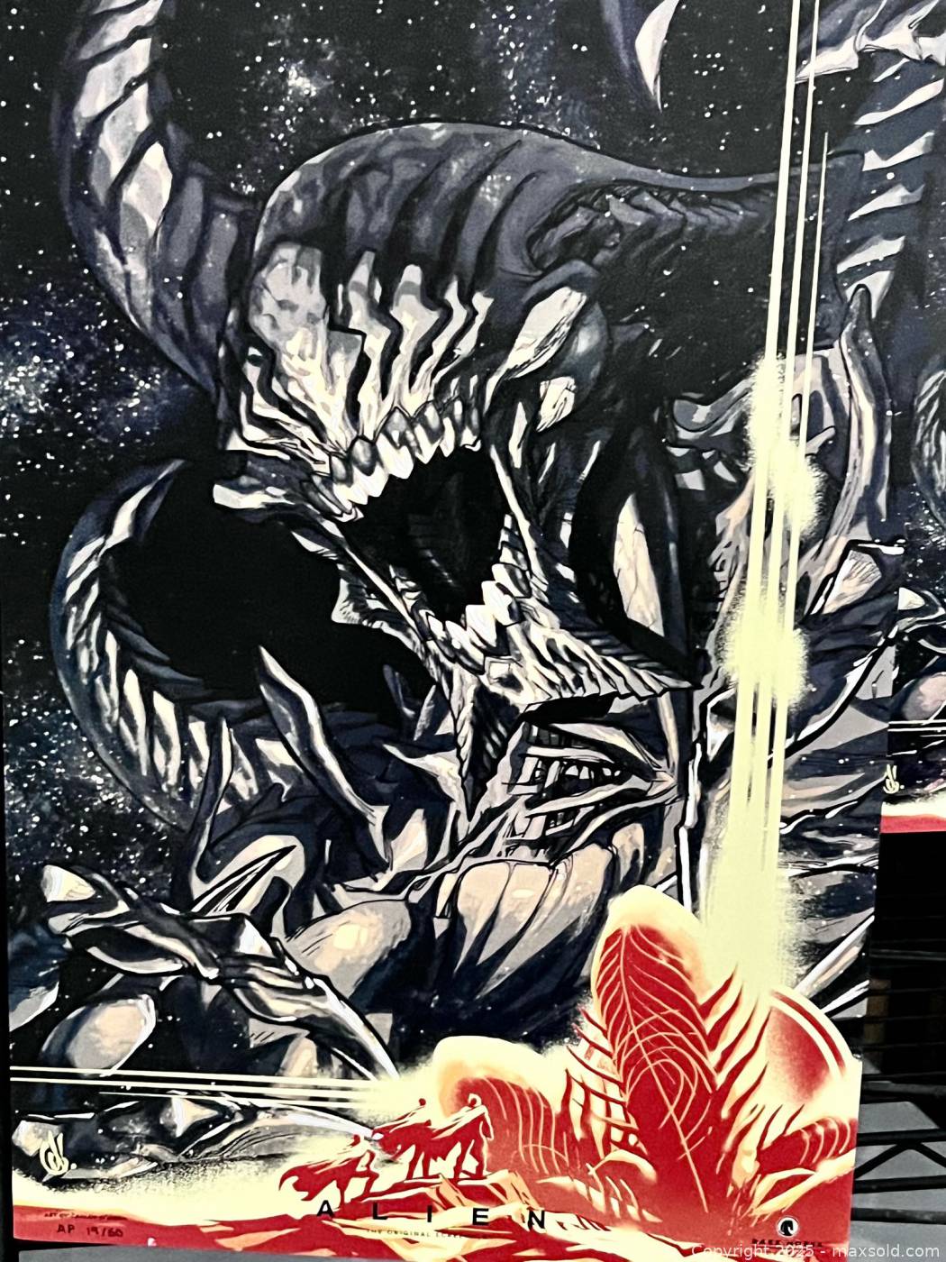 Alien artist proof print & comic set | Maxsold