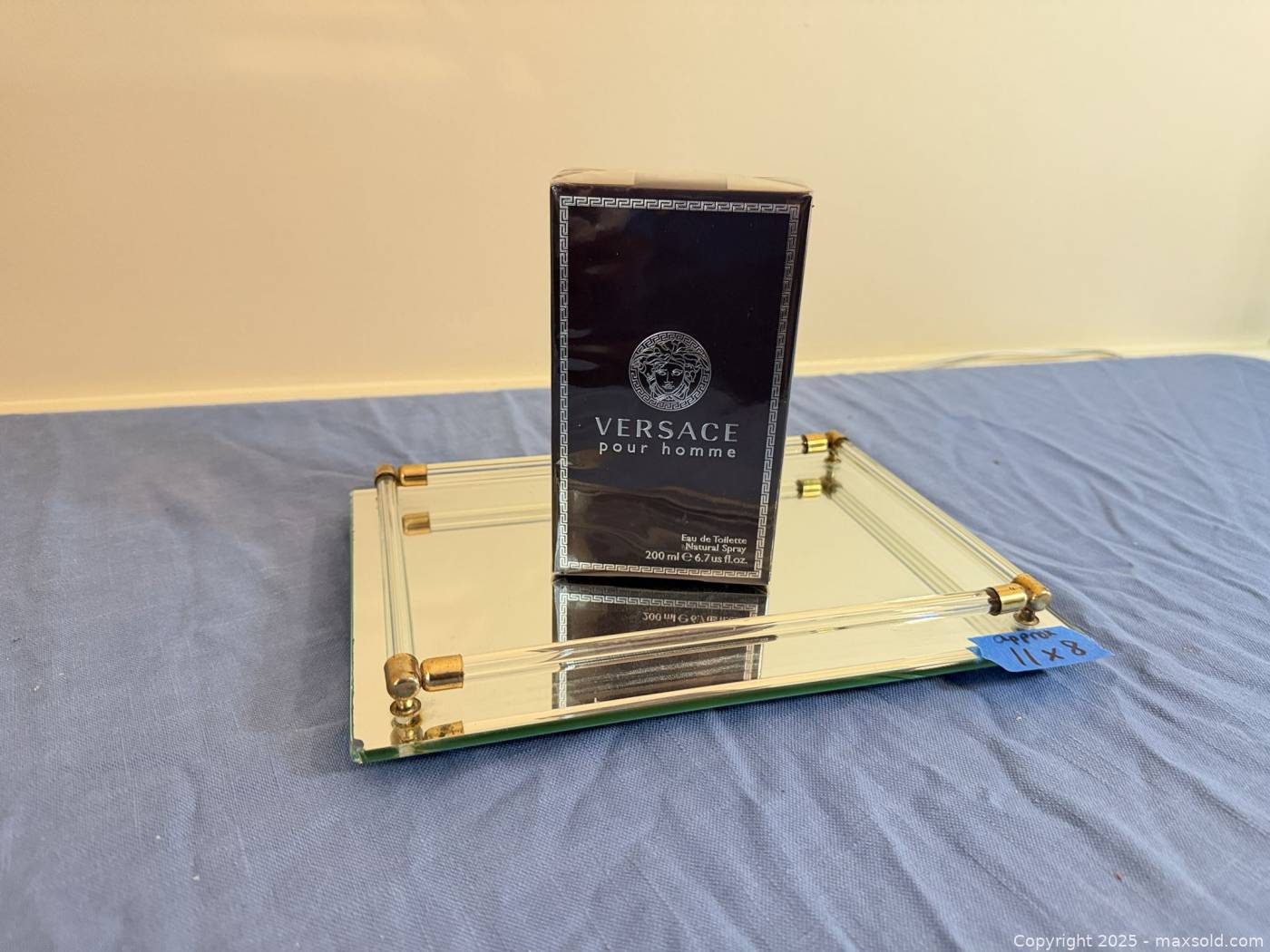 Versace Pour Homme EDT 200 ml with Mirrored Vanity Tray | Maxsold