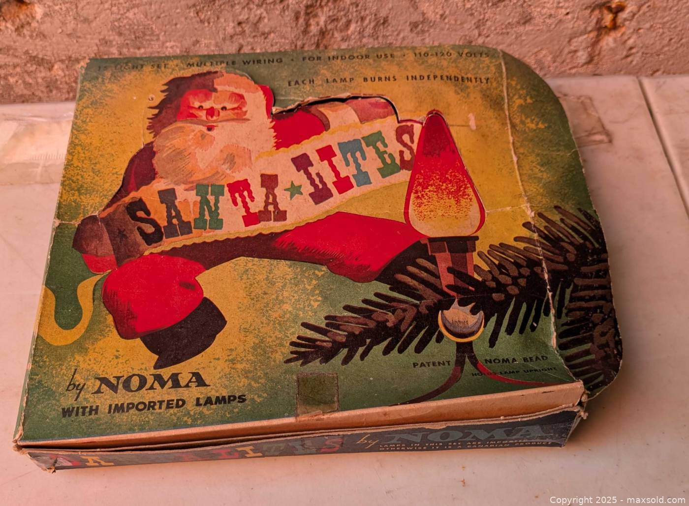 Noma Santa Lites Christmas lights in original box | Maxsold