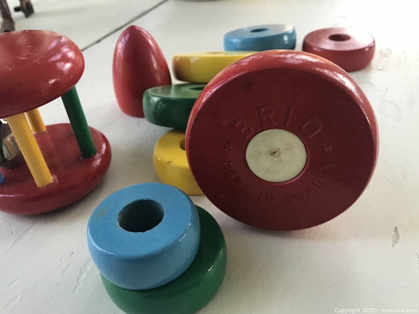 BRIO Wooden Stacking & Bell Toys, Reed & Barton Bunny Porringer | Maxsold